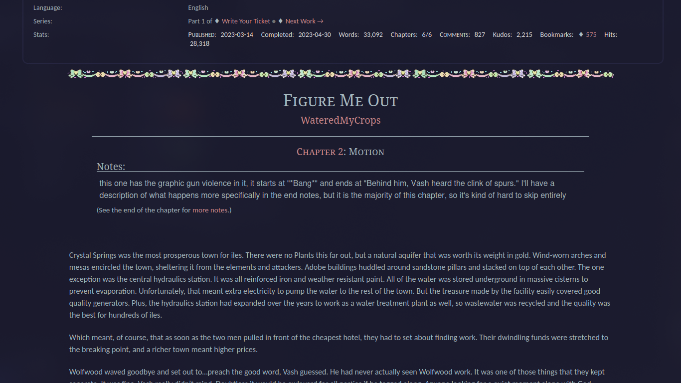 [AO3 skin] Pastel Gradient - tealtiam - No Fandom [Archive of Our Own]